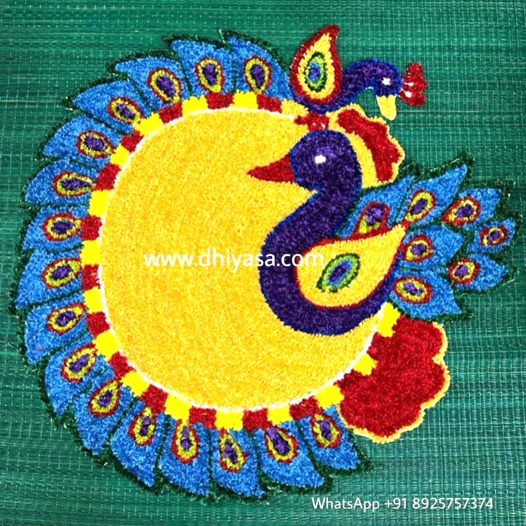 Rangoli Mat - 3D017 - 3 feet