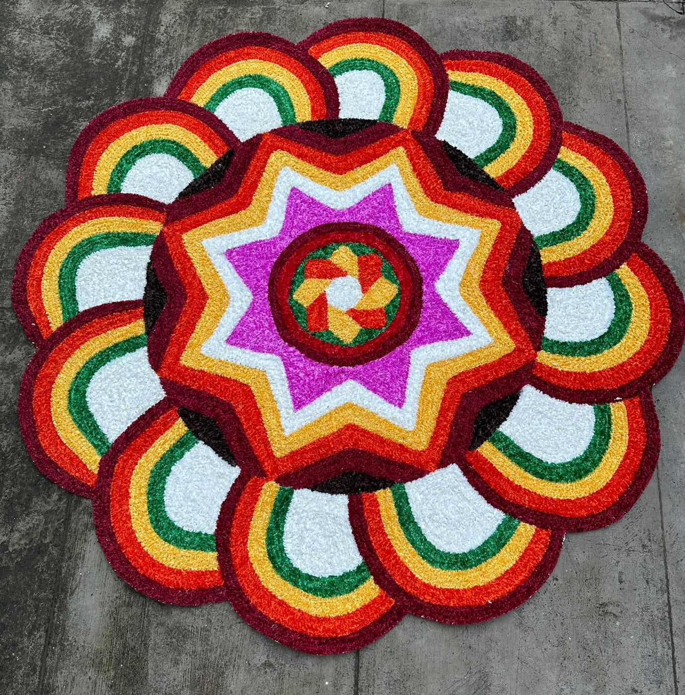 Rangoli Mat F012